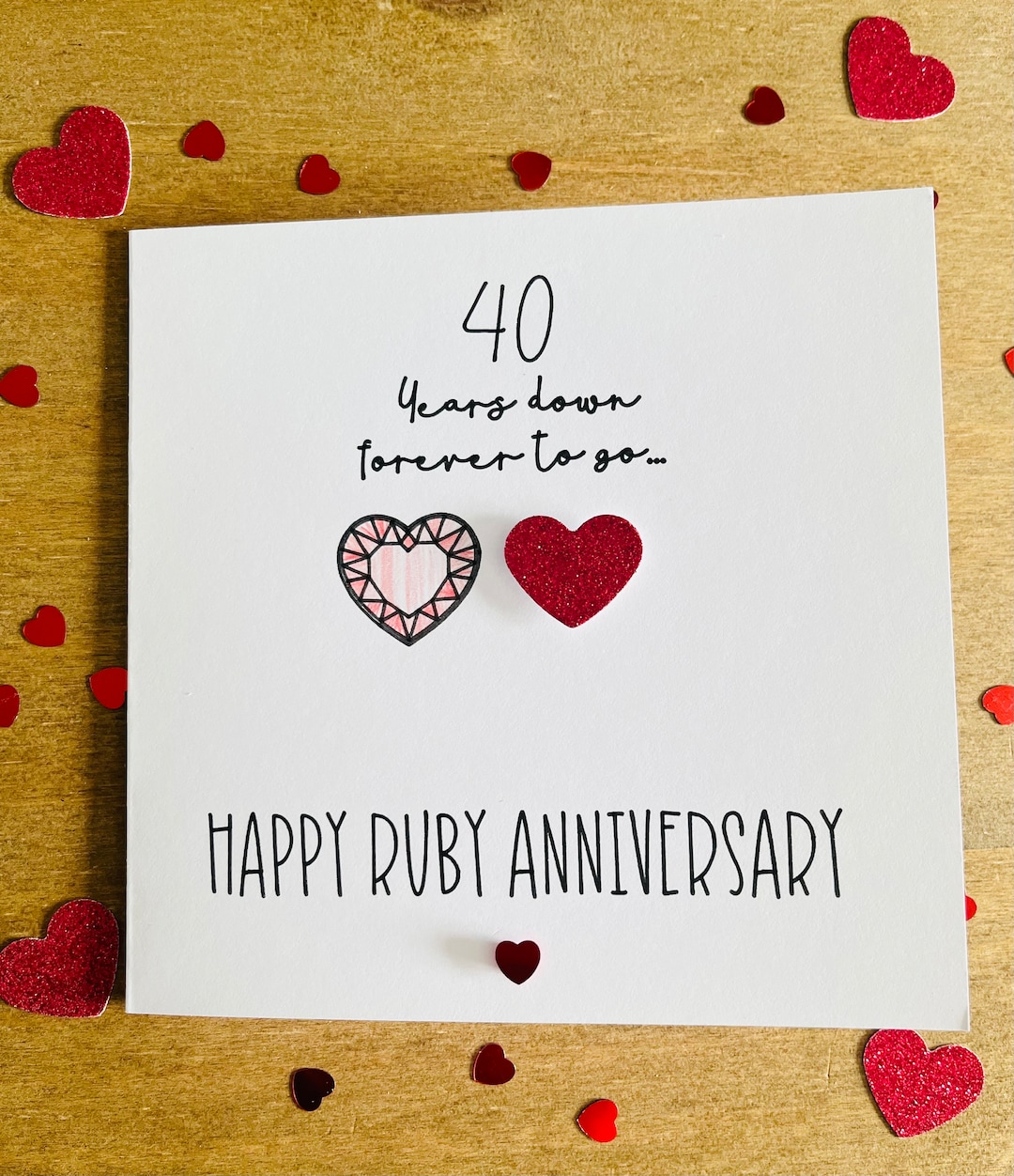 Ruby 40th Wedding Anniversary - Etsy