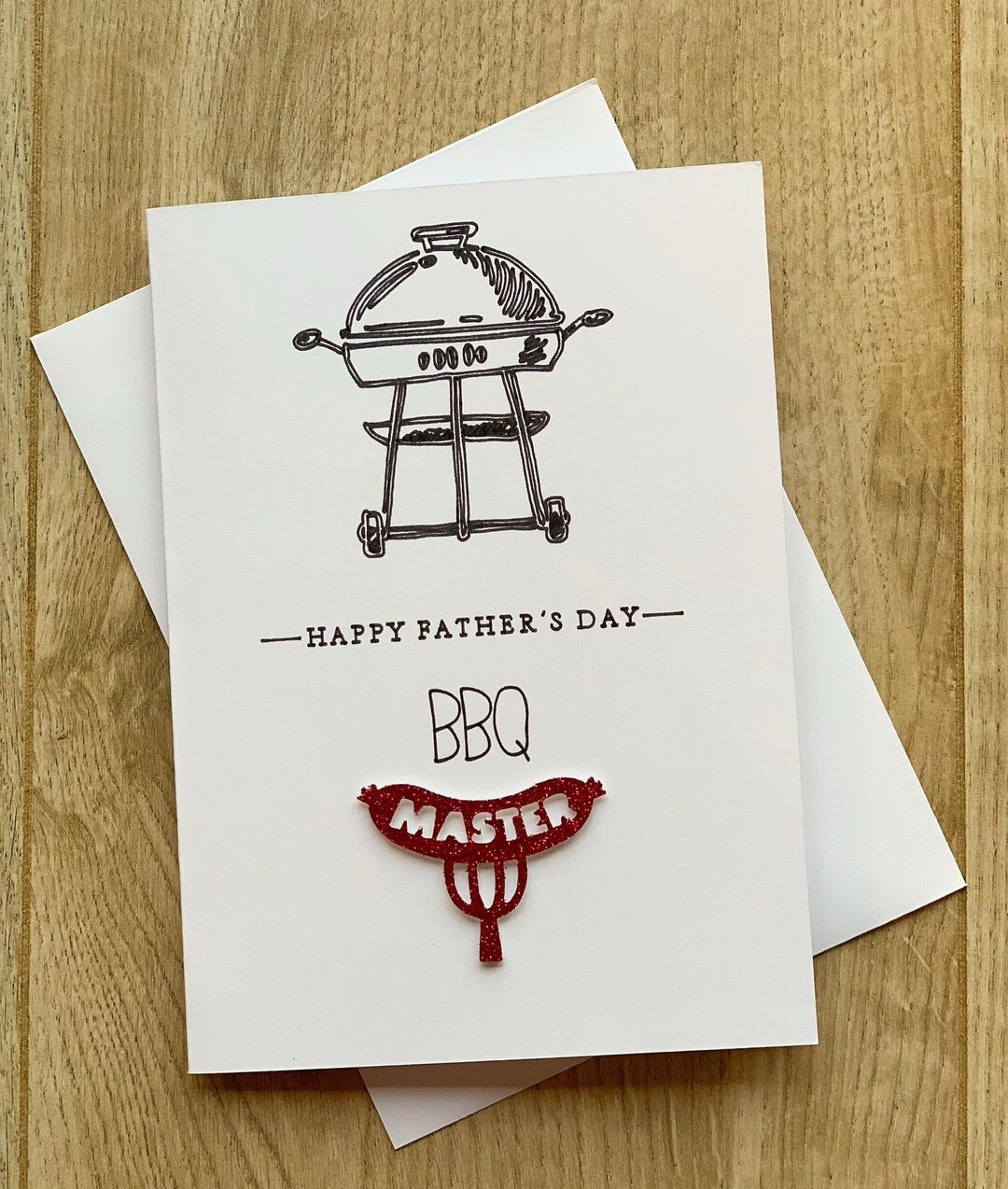 Fathers Day BBQ Master Card - Etsy