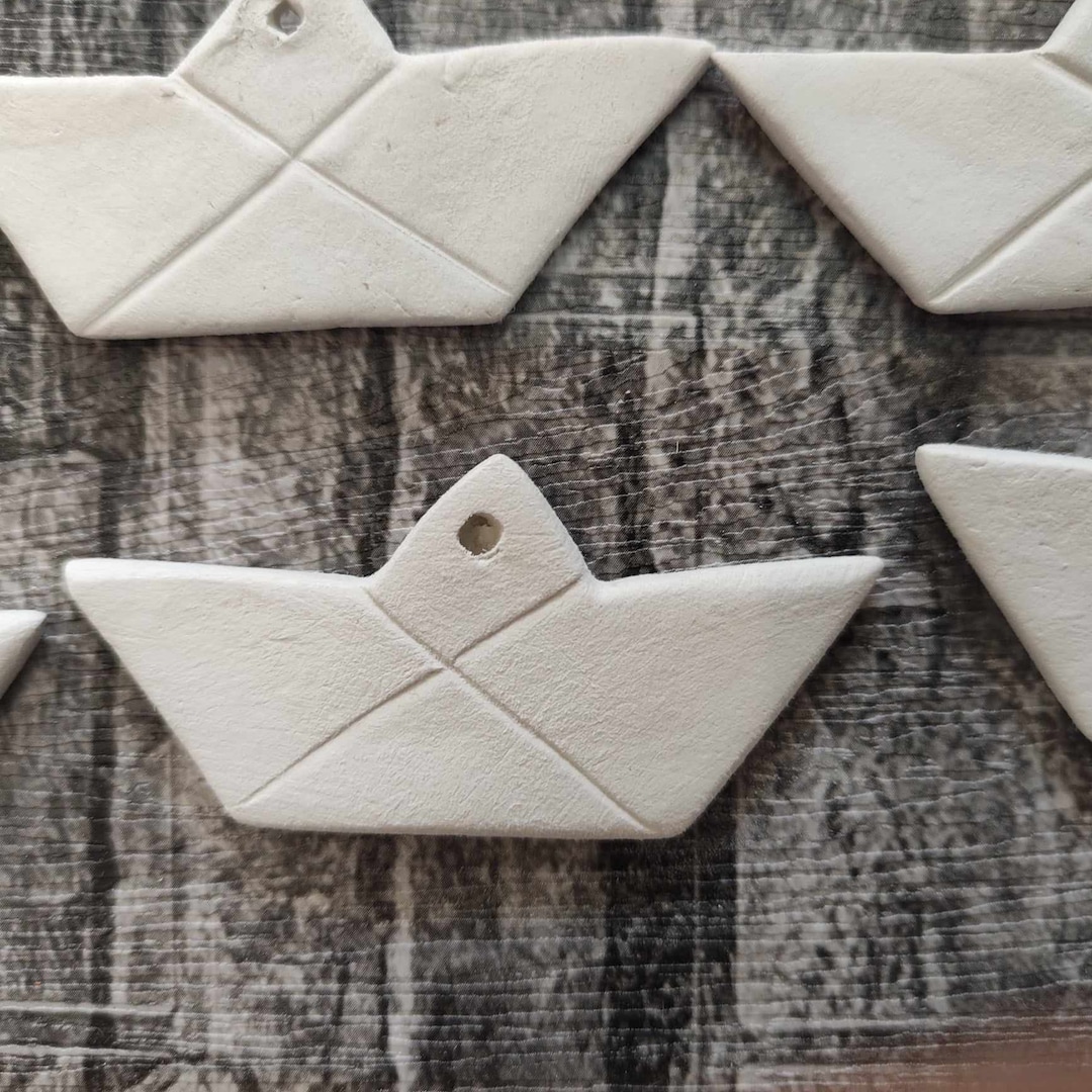 Clay Boats, Ceramic Paper Boats, Handmade Boats, Small Ceramic Boats ...