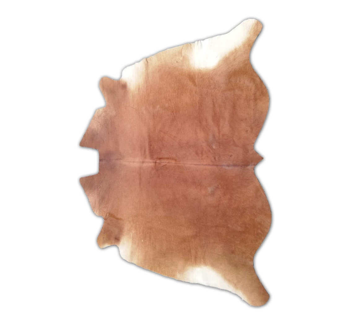 Natural Brown Cowhide Rug Hair On Brown Cow Skin Rug Cow hide | Etsy