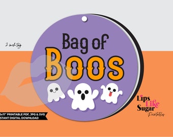 Boo Bag Sticker - Etsy