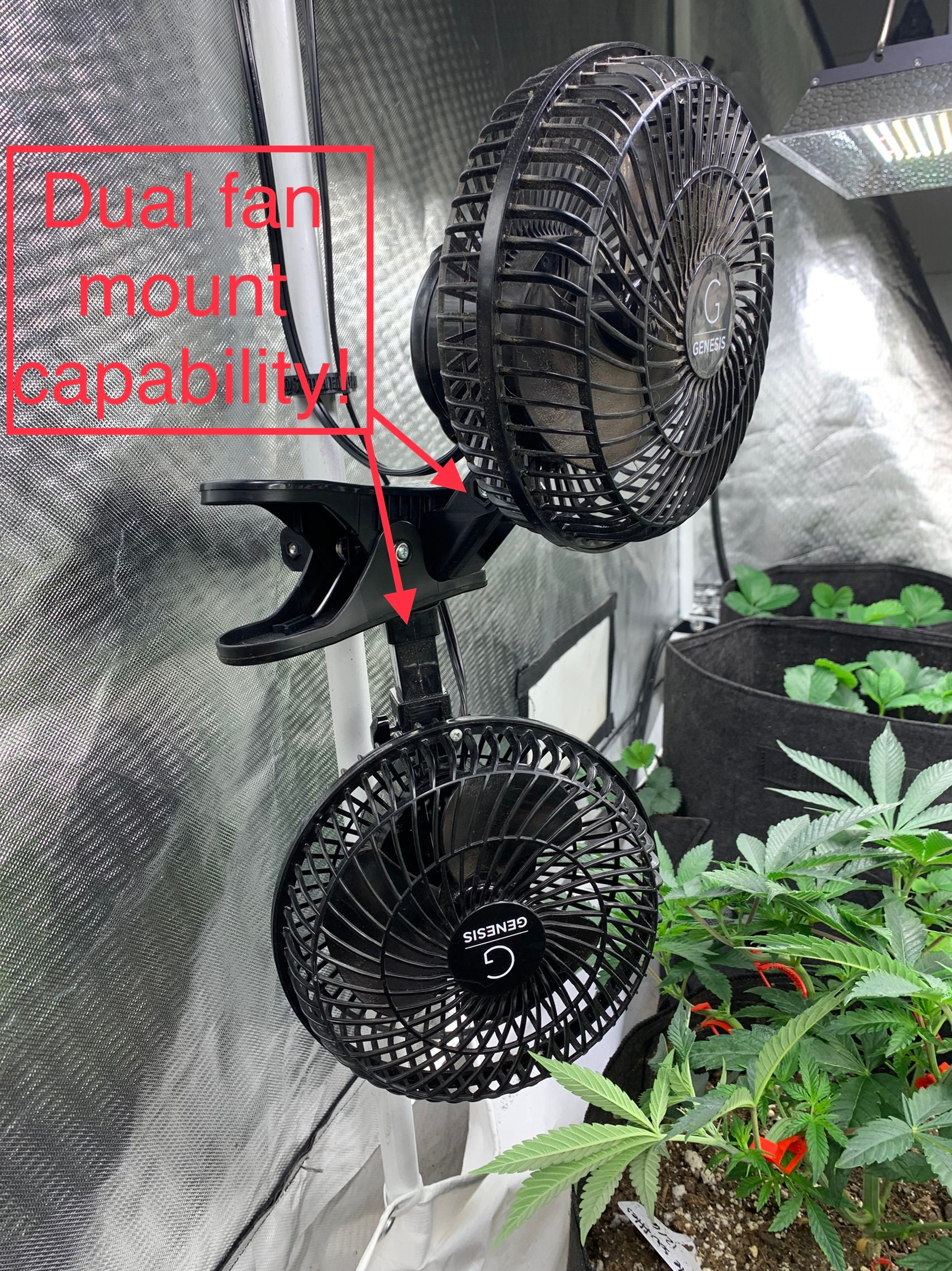 Supherb Fan Mount™ Model 1 Fan Mount Lil Blizzard Fan - Etsy