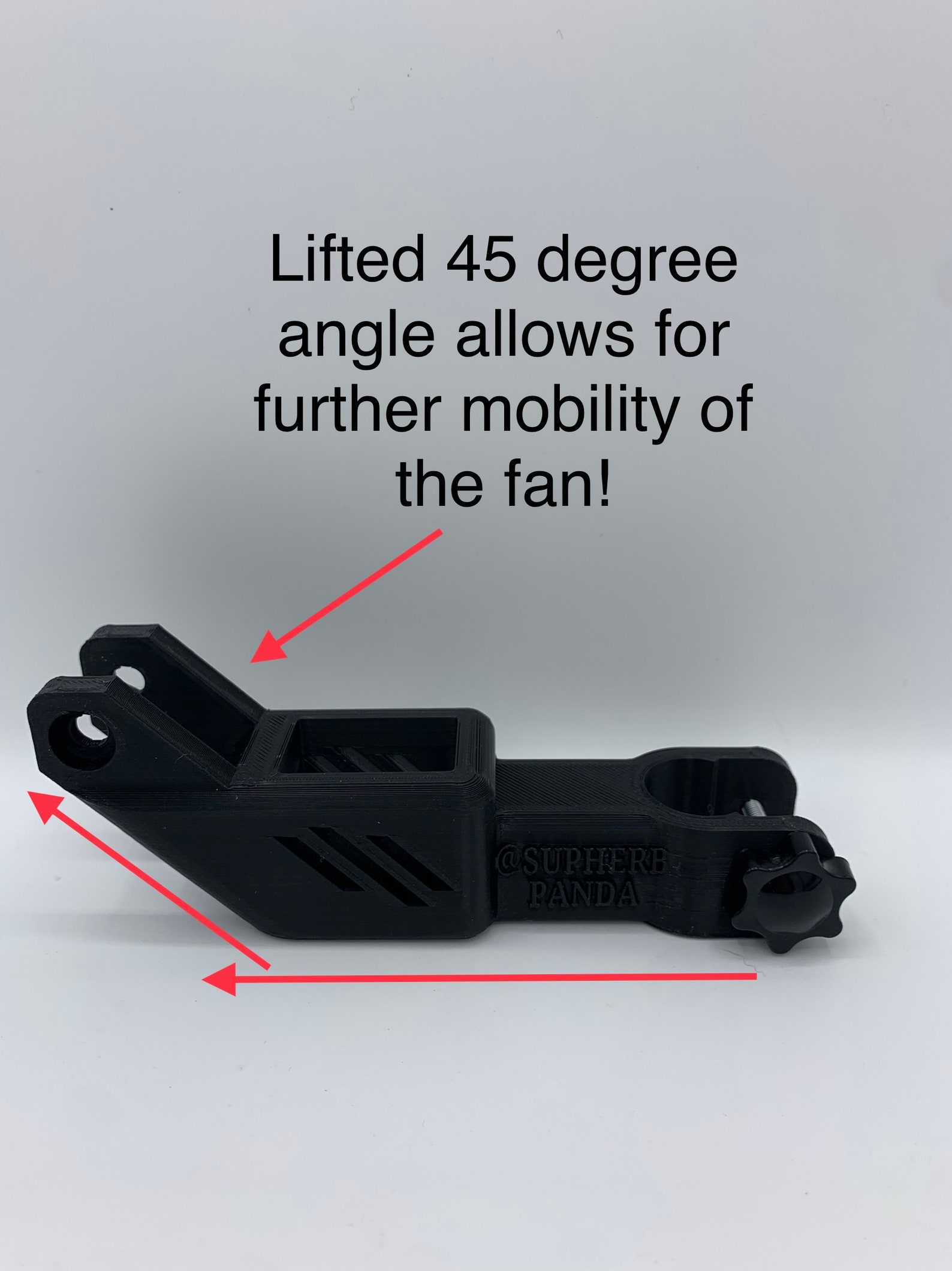 Supherb Fan Mount™ Model 1 Fan Mount Lil Blizzard Fan | Etsy