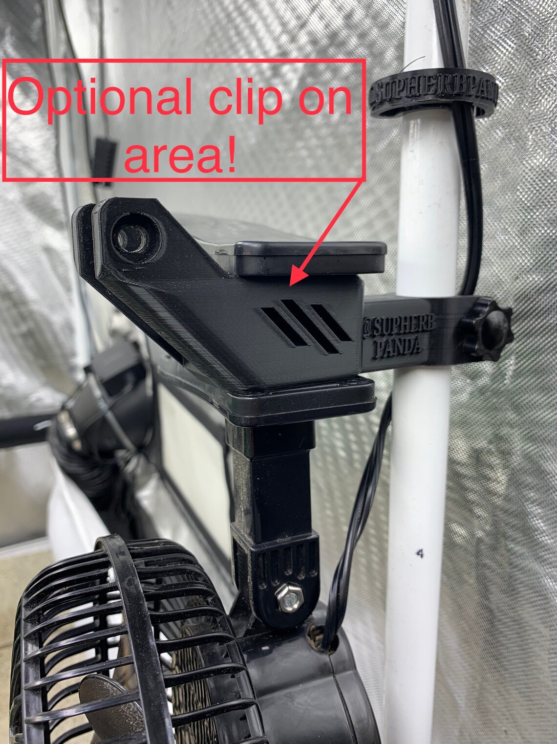 Supherb Fan Mount™ Model 1 | Fan Mount | Lil Blizzard Fan Mount | Grow ...
