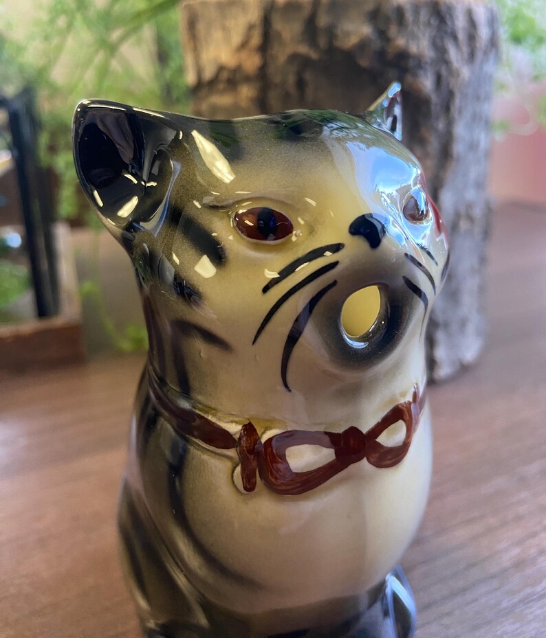 Vintage Tony Wood Cat Creamer Pitcher | Hand-painted English Pottery ...