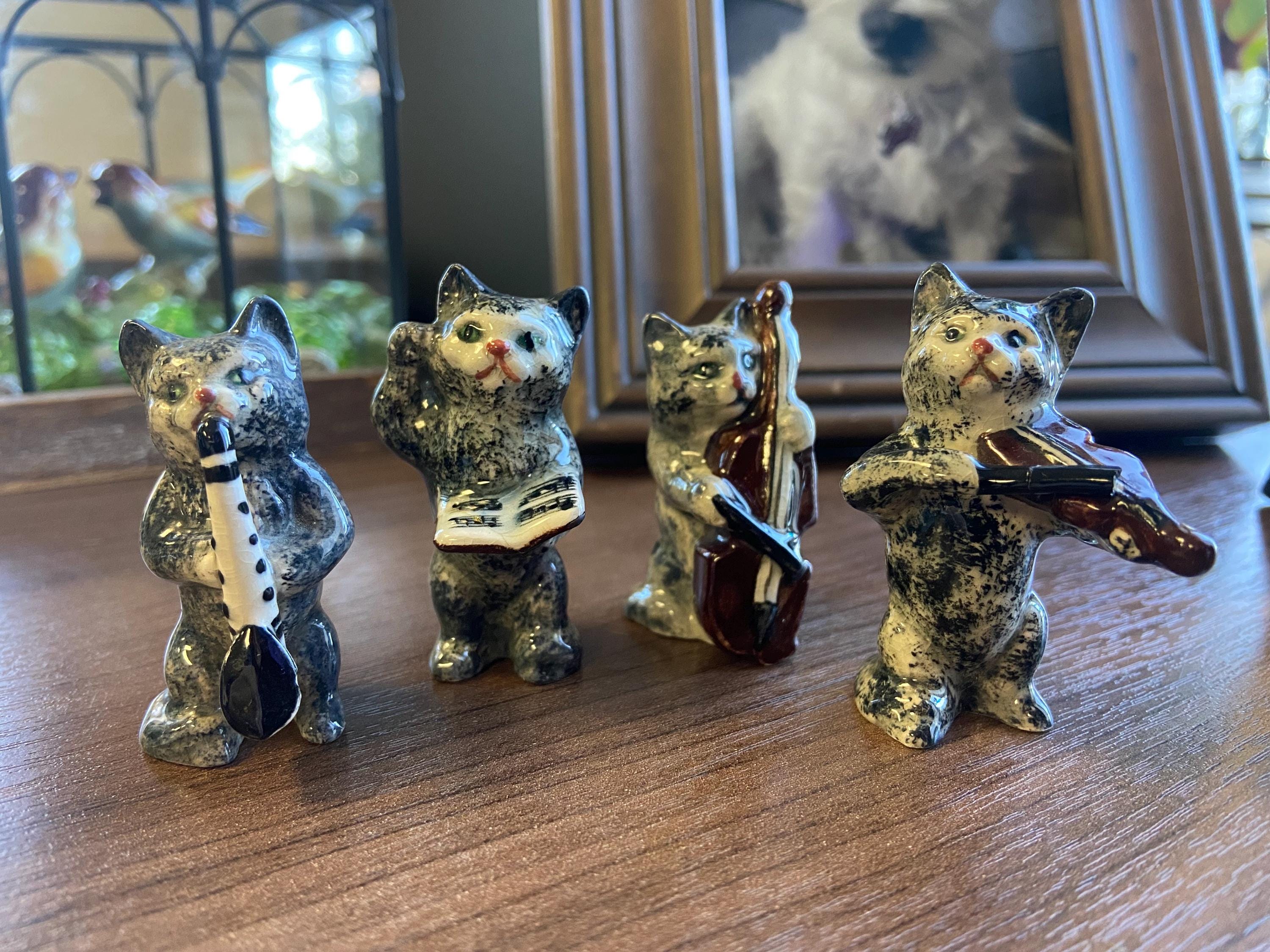 Rare Cat Orchestra Figurine Set – England, Mid-20th Century - Etsy