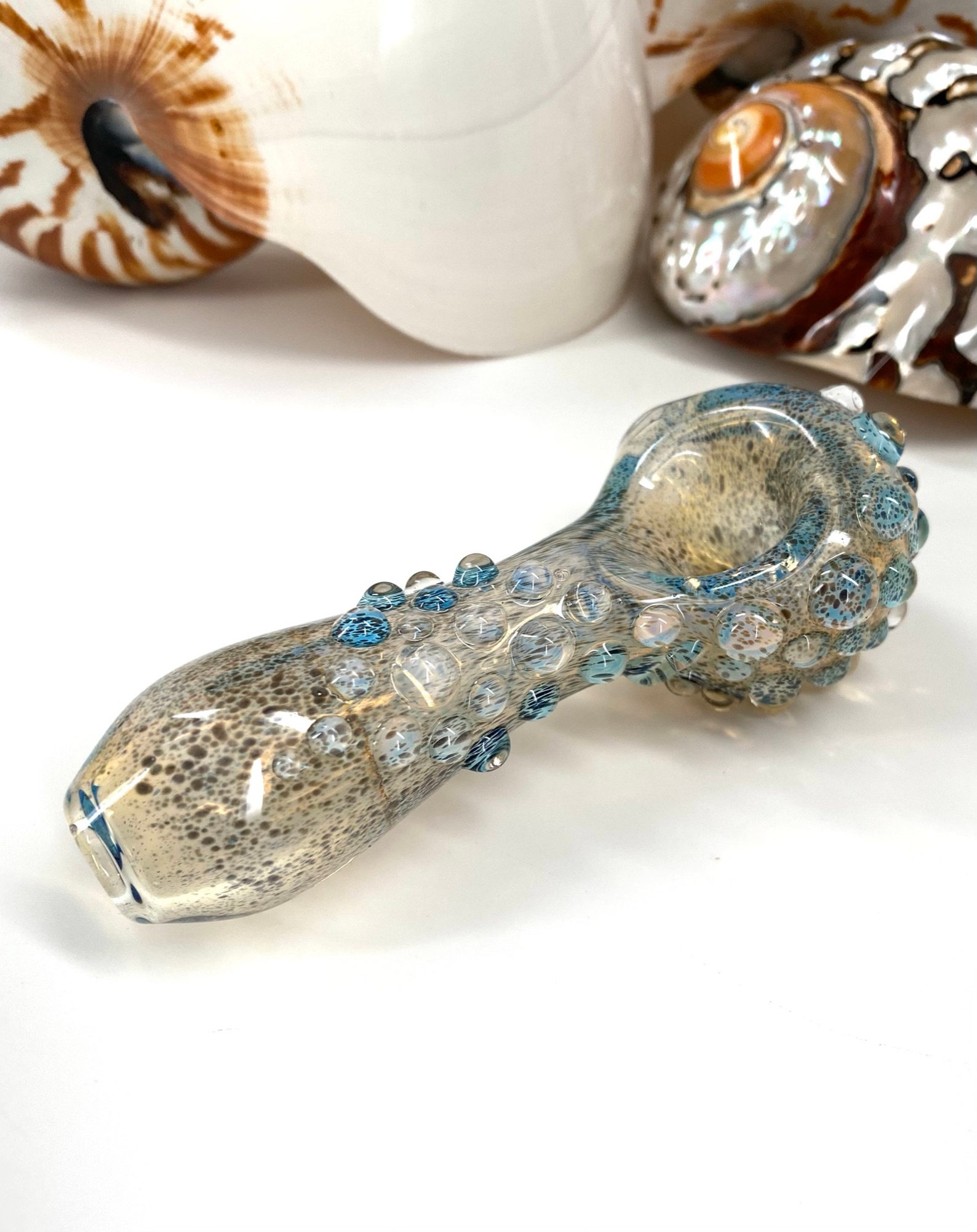 Color Changing Bubble Pipe Hand Blown Glass Smoking Pipe | Etsy