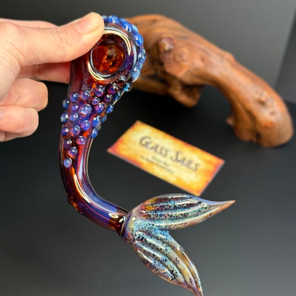 Blown Glass Mermaid - Etsy