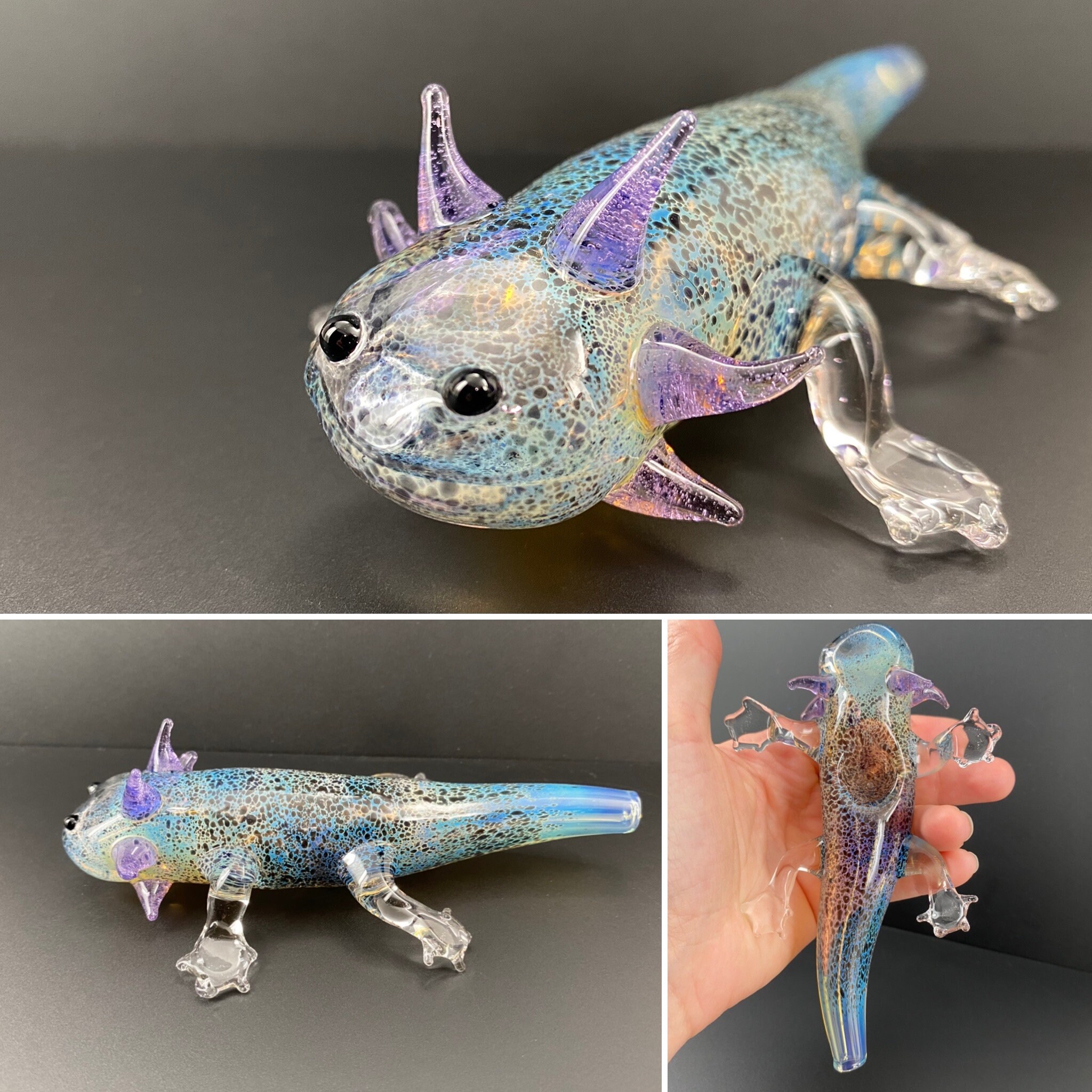 MADE TO ORDER Axolotl Pipe Friend Mudpuppy Bowl Cute - Etsy