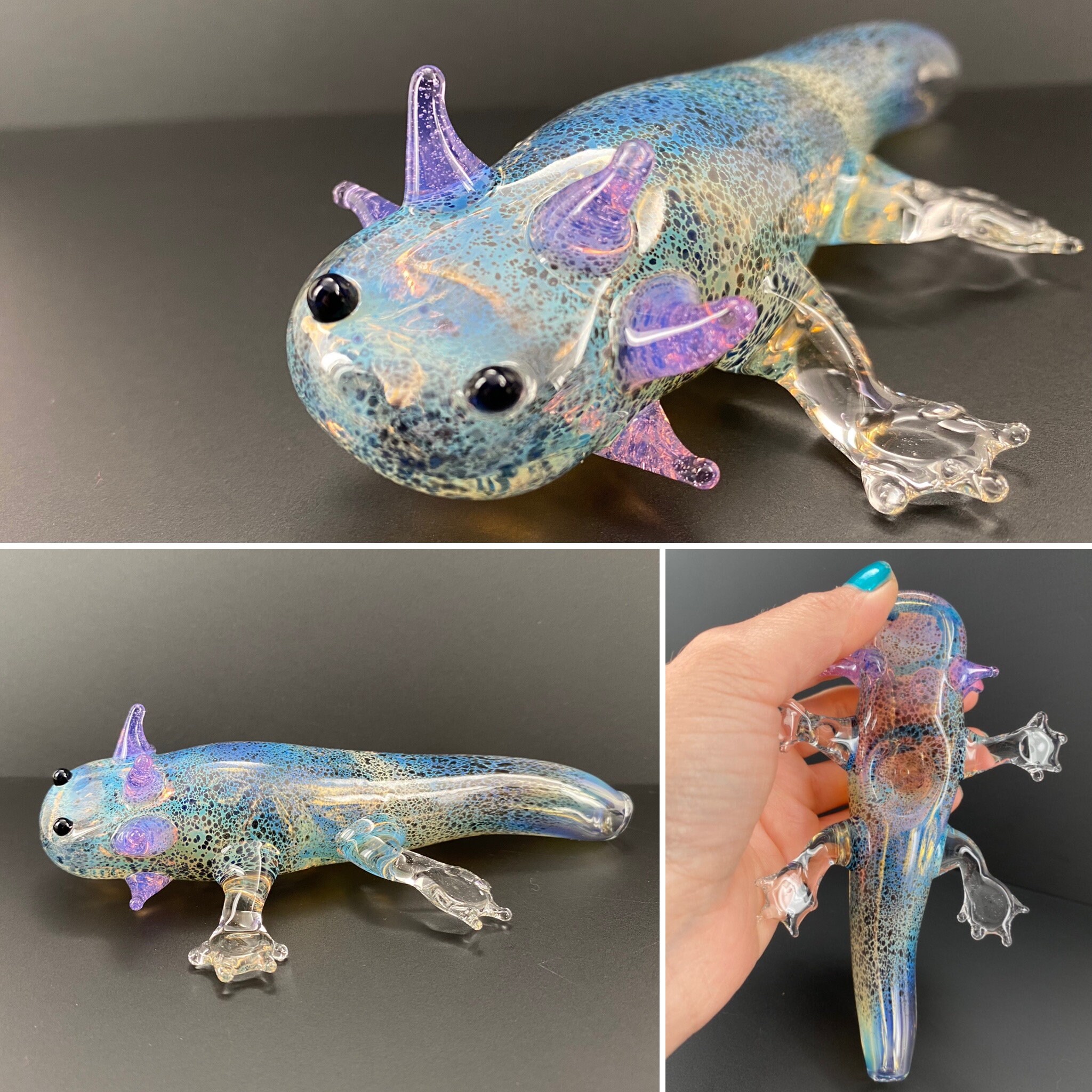 MADE TO ORDER Axolotl Pipe Friend Mudpuppy Bowl Cute - Etsy