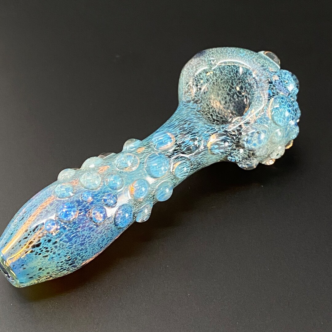 Color Changing Bubble Pipe Hand Blown Glass Smoking Pipe - Etsy