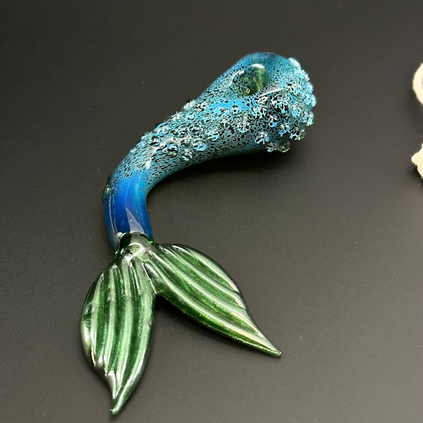 Blown Glass Mermaid - Etsy
