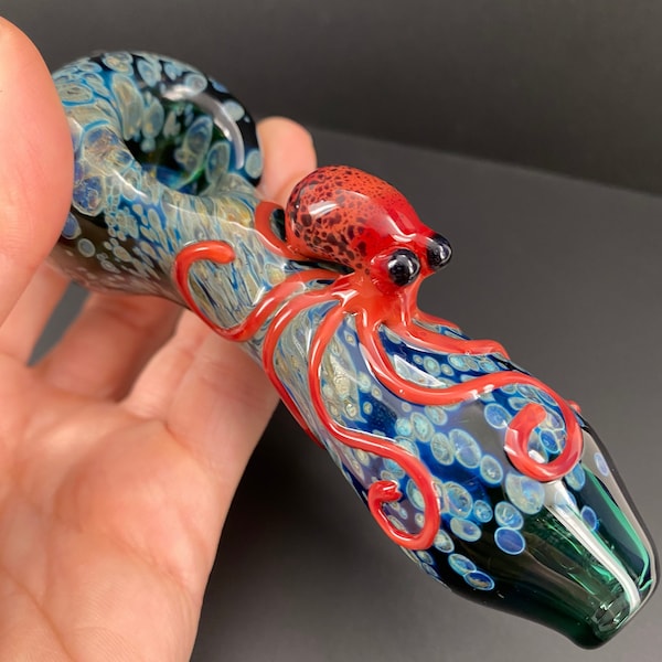 Blown Glass Octopus - Etsy