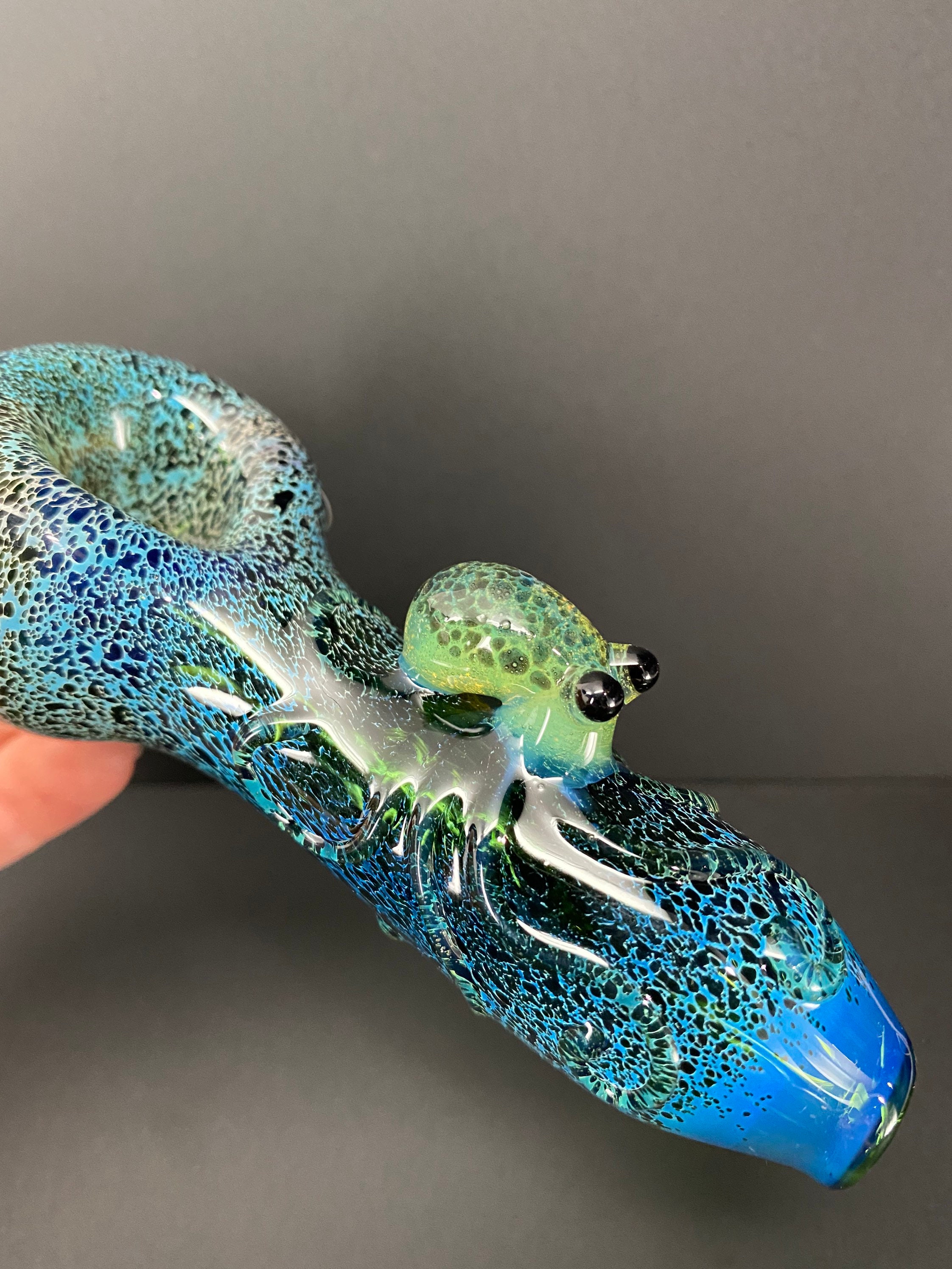 Camouflage Color Changing Octopus Pipe Hand Blown Smoking - Etsy