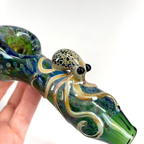 Blown Glass Octopus - Etsy