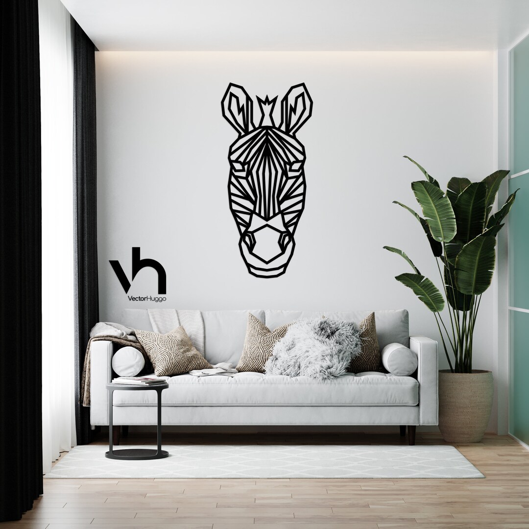 Zebra Head Wall Decor for Laser Cutting Cdr Ai Dxf Eps Pdf SVG - Etsy