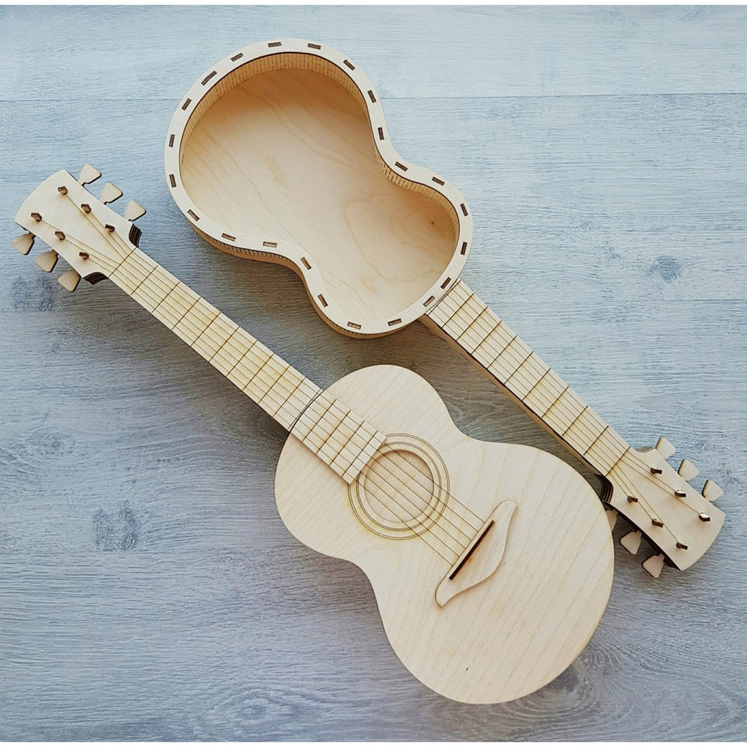 Laser Cut Guitar İnstrument Cdr Ai Dxf Eps Pdf SVG Glowforge - Etsy Canada