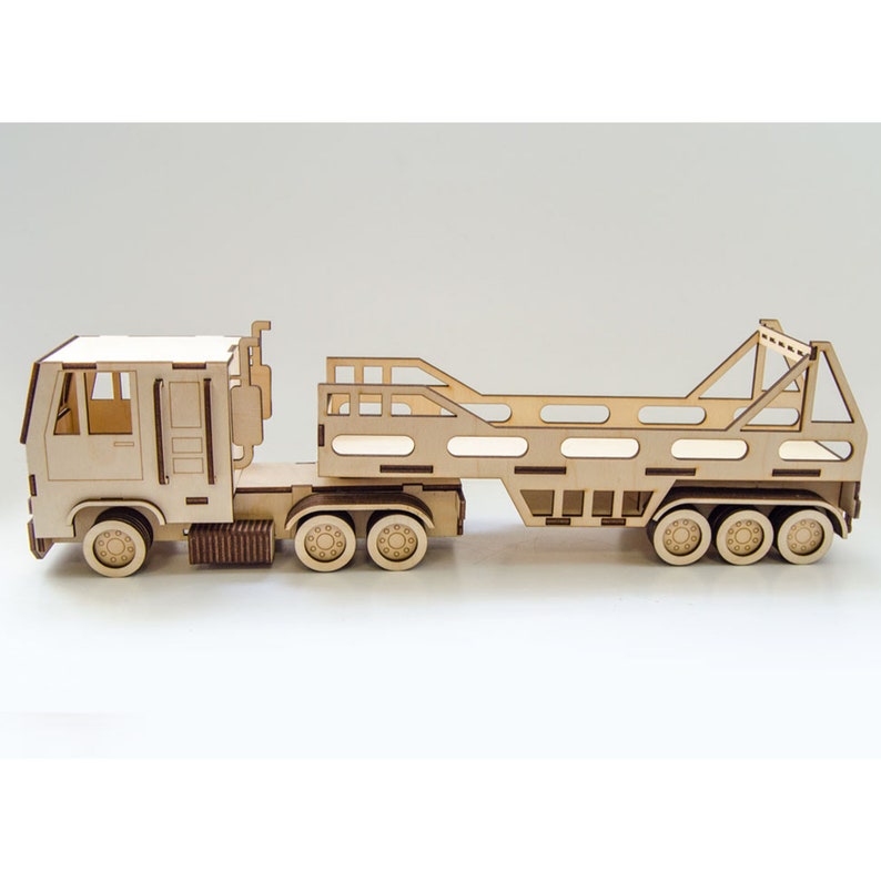 Laser Cut Wooden Tractor Trailer Truck Cdr Ai Dxf Eps Pdf - Etsy Australia