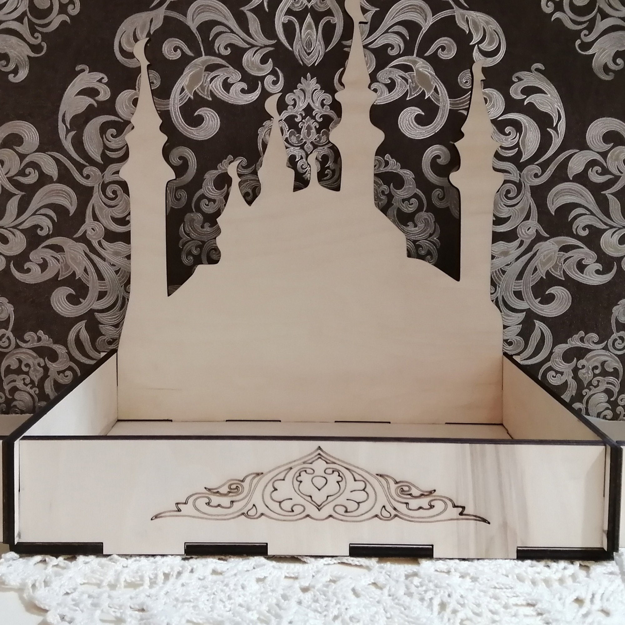 DXF decor Ramadan cnc pattern Laser cut vector files SVG CNC Crescent ...