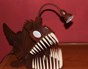 Angler Fish Lamp | Etsy