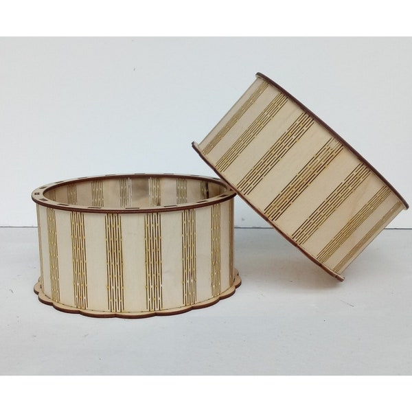 Round Box Svg - Etsy