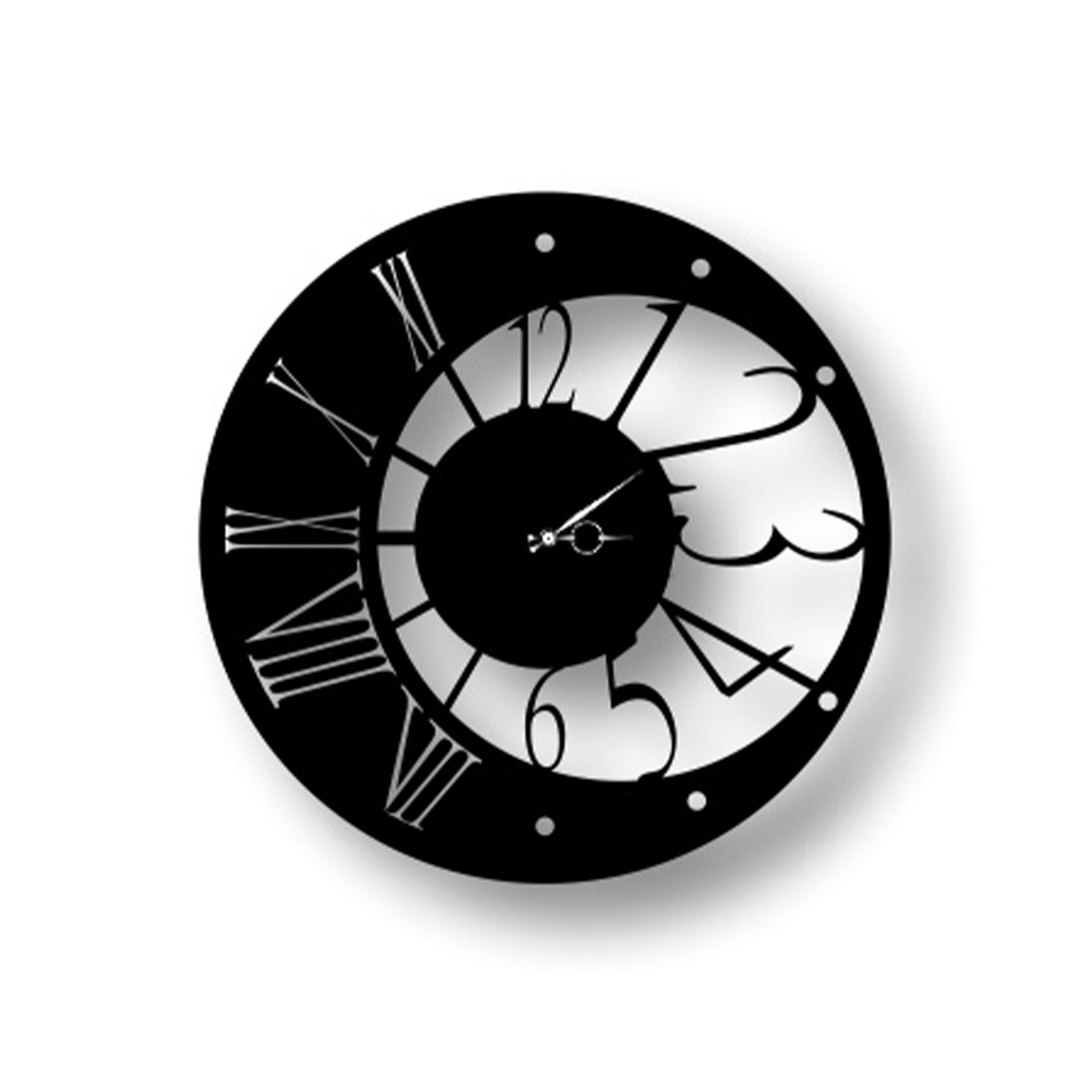 Digital Svg Vector Files Eps Dxf Pdf Ai Wall Clock Laser Cutting Cdr ...
