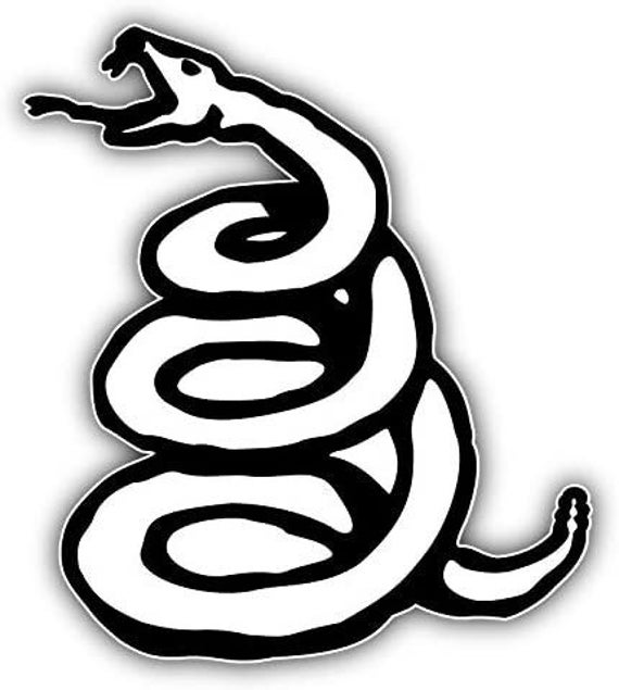 Black Album Snake Metallica | Etsy