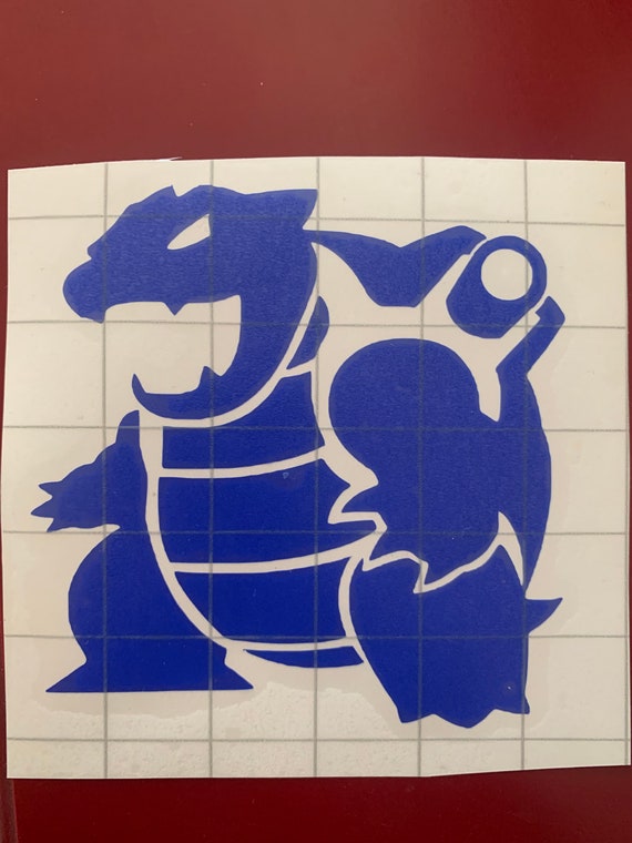 Blastoise Pokémon Decal Sticker | Etsy