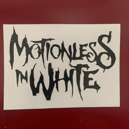 Motionless in White Decal Motionless in White Sticker Chris - Etsy
