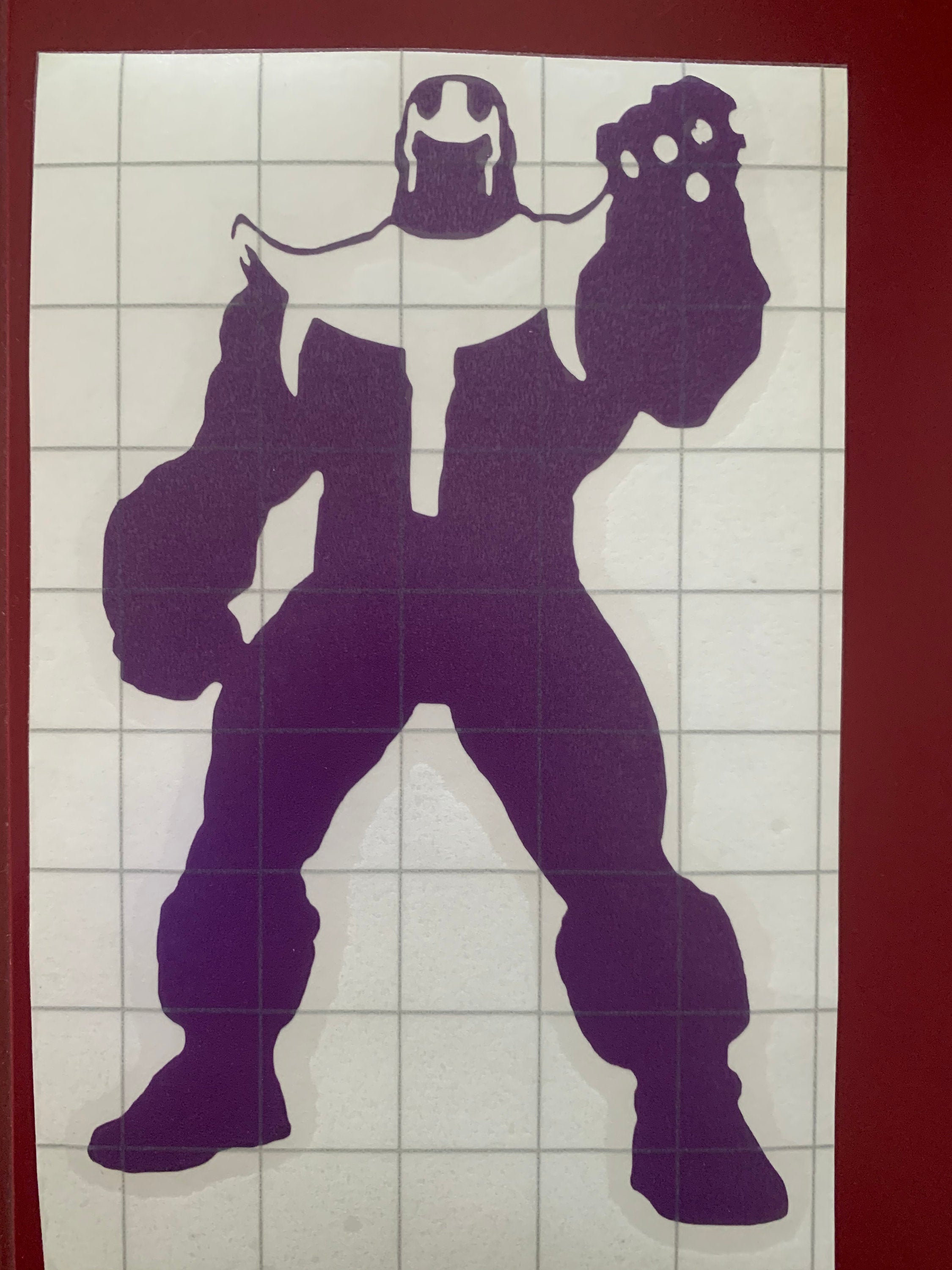 Thanos decal sticker | Etsy