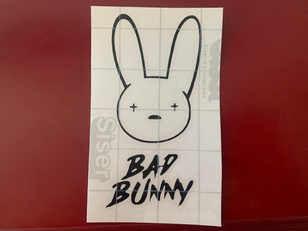 Bad Bunny Decal Sticker - Etsy