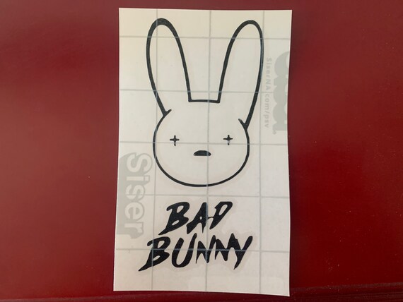 Bad Bunny Decal Sticker | Etsy