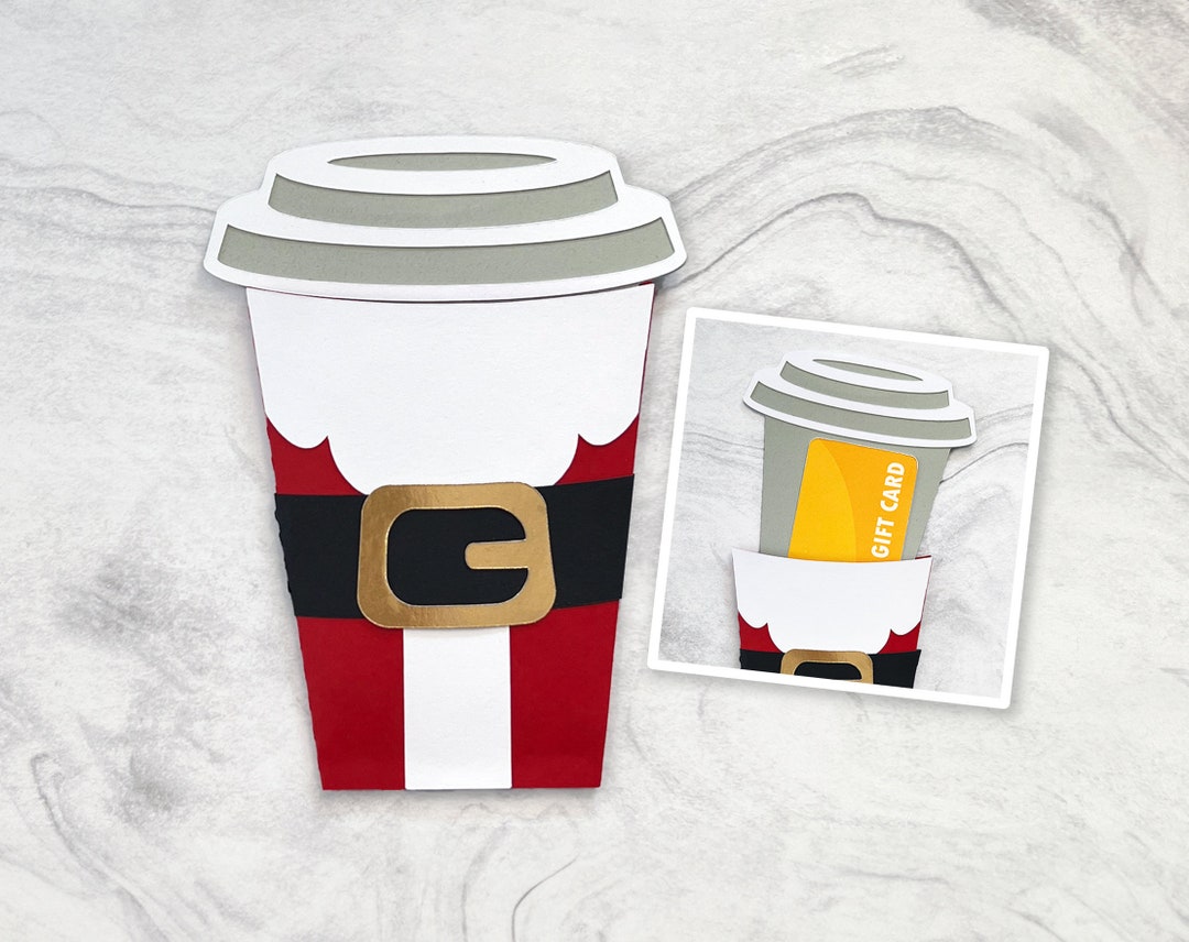Christmas Santa Gift Card Holder Card, Christmas Gift Card Holder Card ...