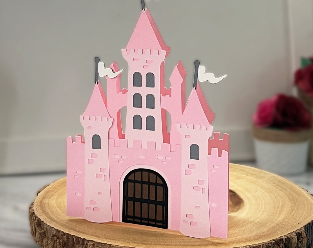 Castle Card, Castle Birthday Card, Princess Castle Card, Medieval ...