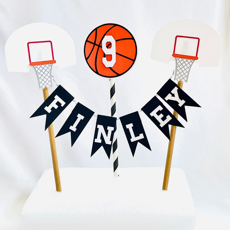 Basketball Cake Topper - Etsy