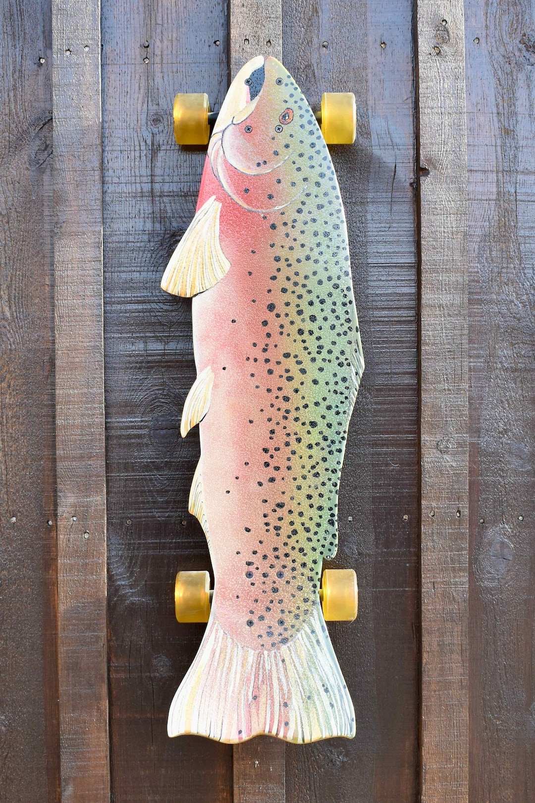 Rainbow Trout -- Custom and Handcrafted Lunker Longboards - Etsy