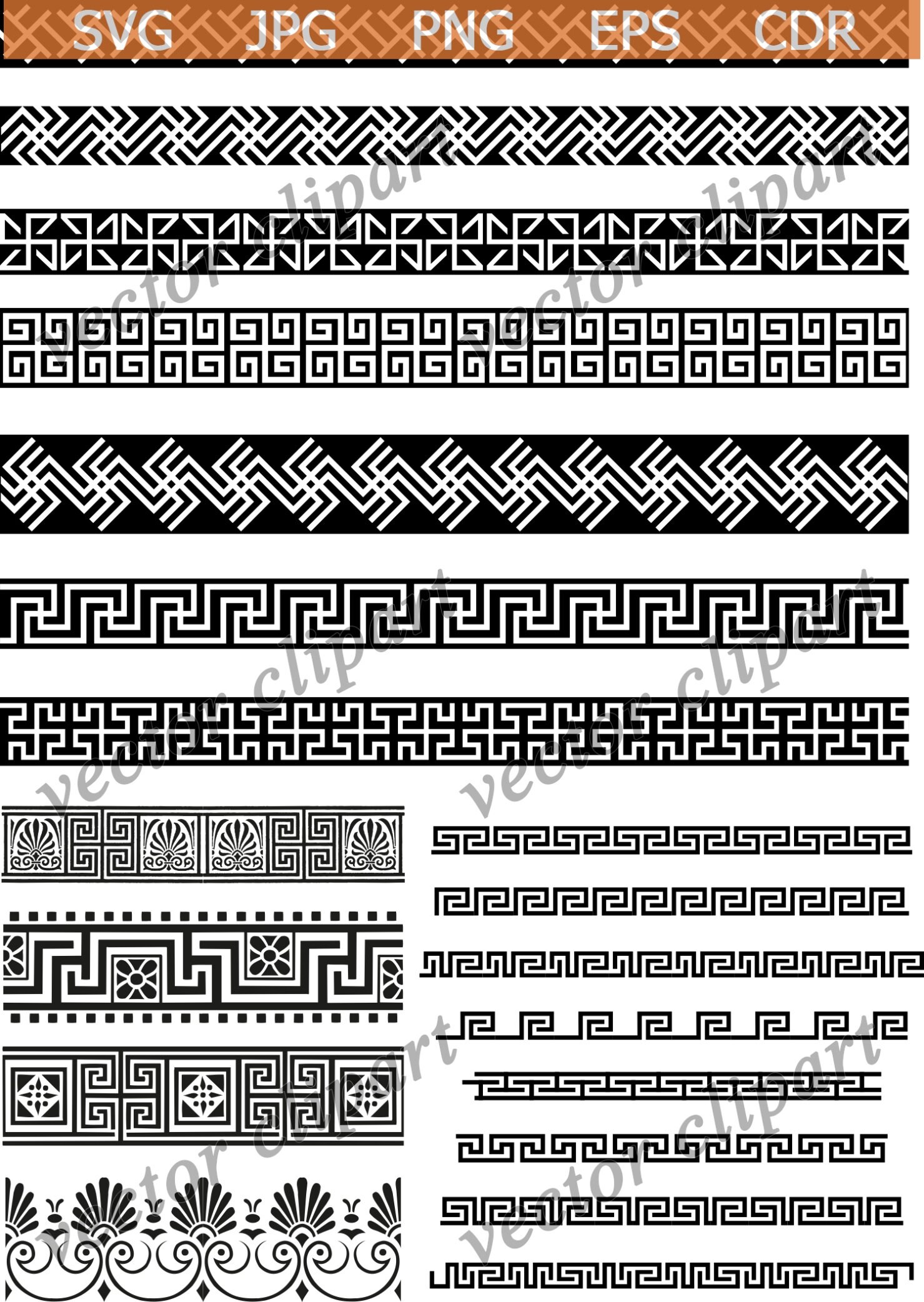 Border Frame SVG, Border Clipart, Border Svg File, Border Frame Vector ...