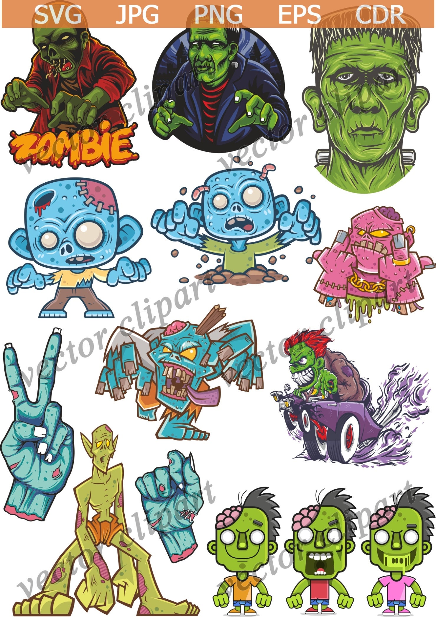 Zombie Vector Design