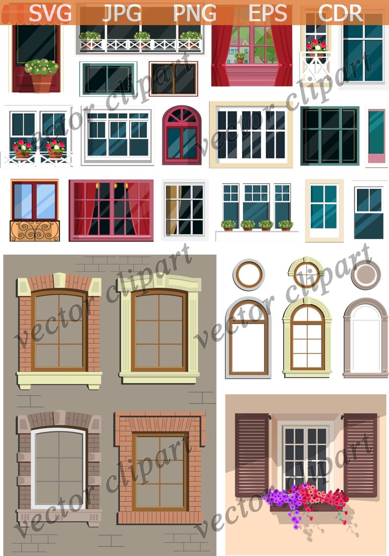 Windows SVG Windows Clipart Windows Svg Bundle - Etsy.de