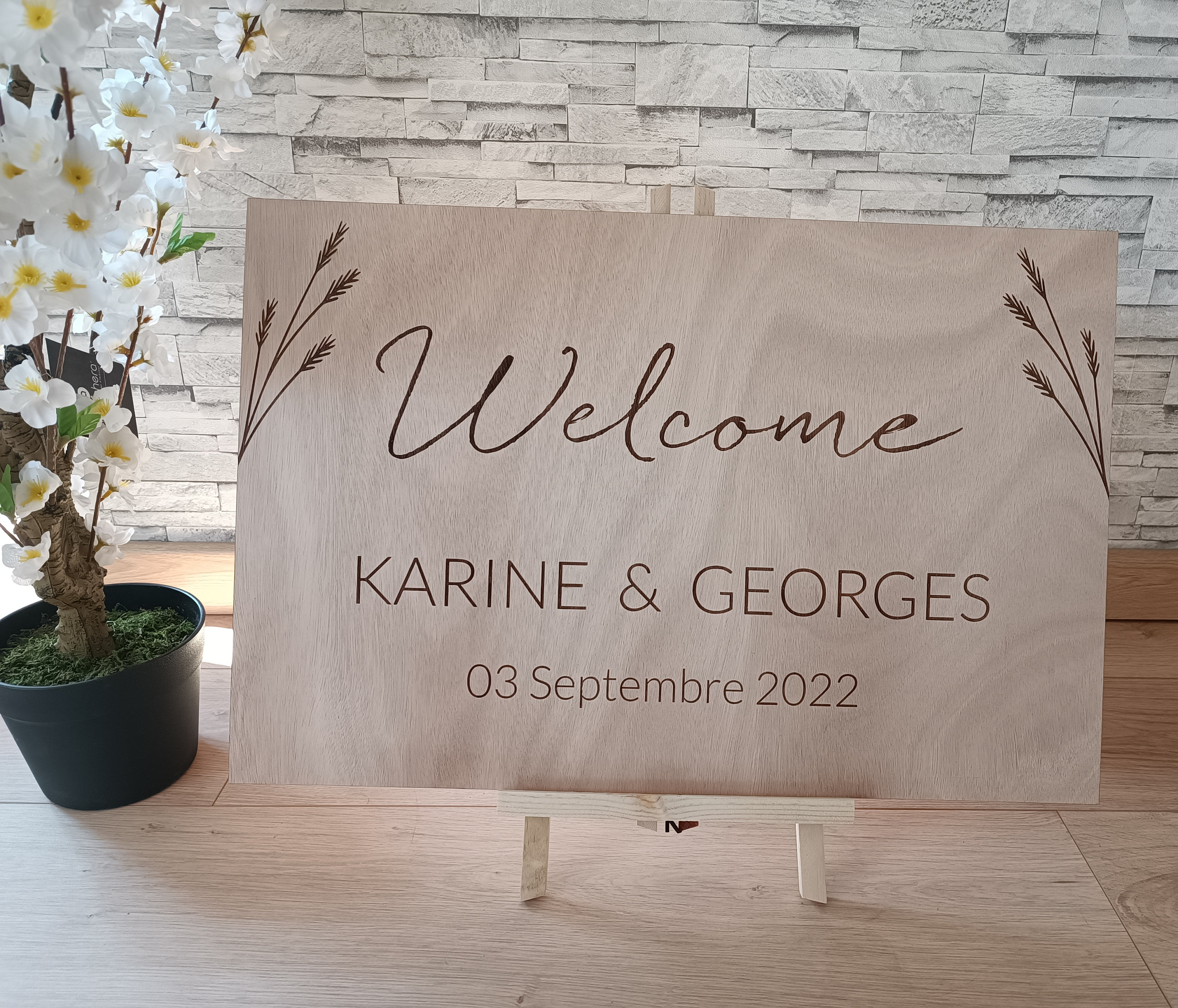 Wooden Welcome Panel Wedding / Welcome Panel for Guests at - Etsy