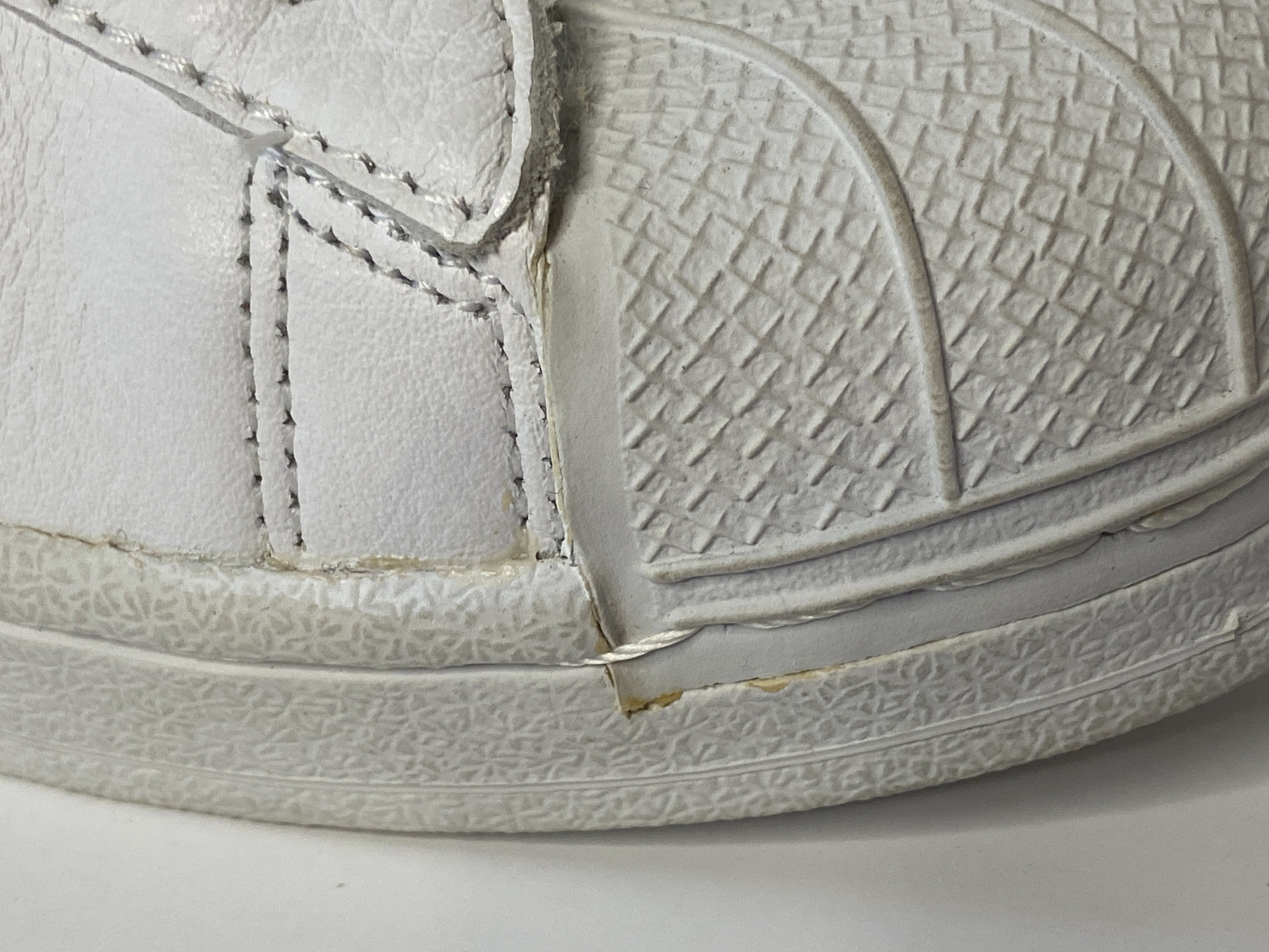 ADIDAS All White Shell Toe SUPERSTAR II Men's 10 Vintage - Etsy