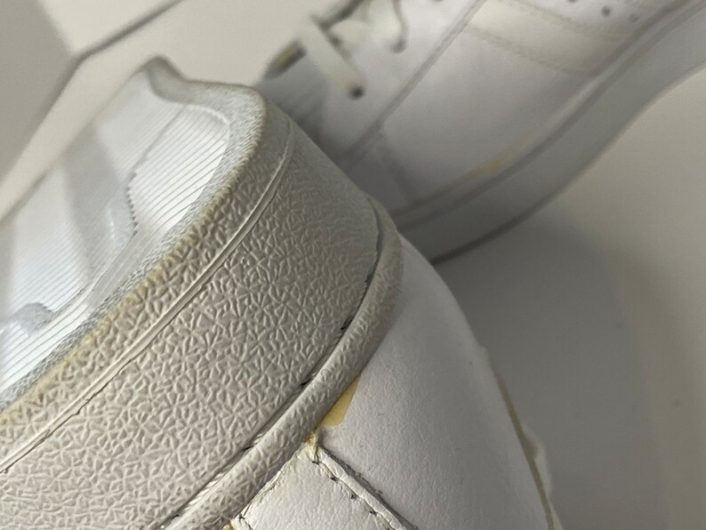 ADIDAS All White Shell Toe SUPERSTAR II Men's 10 Vintage - Etsy