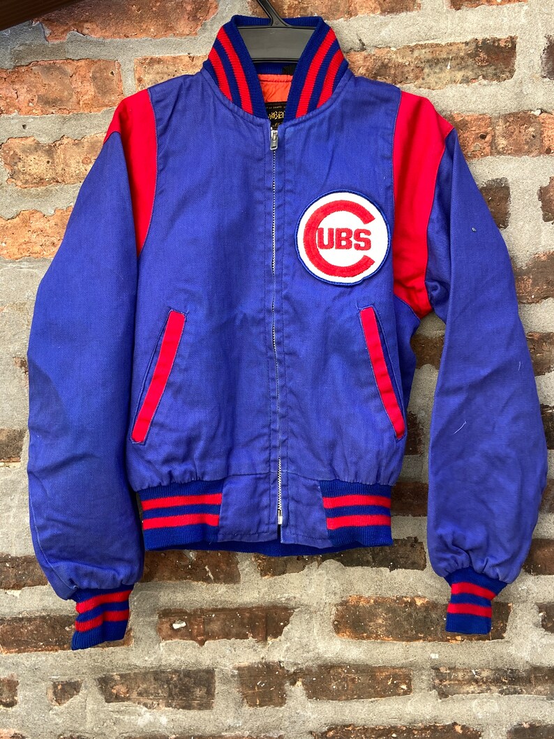 Vintage 60s Youth Cubs Jacket Brill Brothers SZ 12 - Etsy