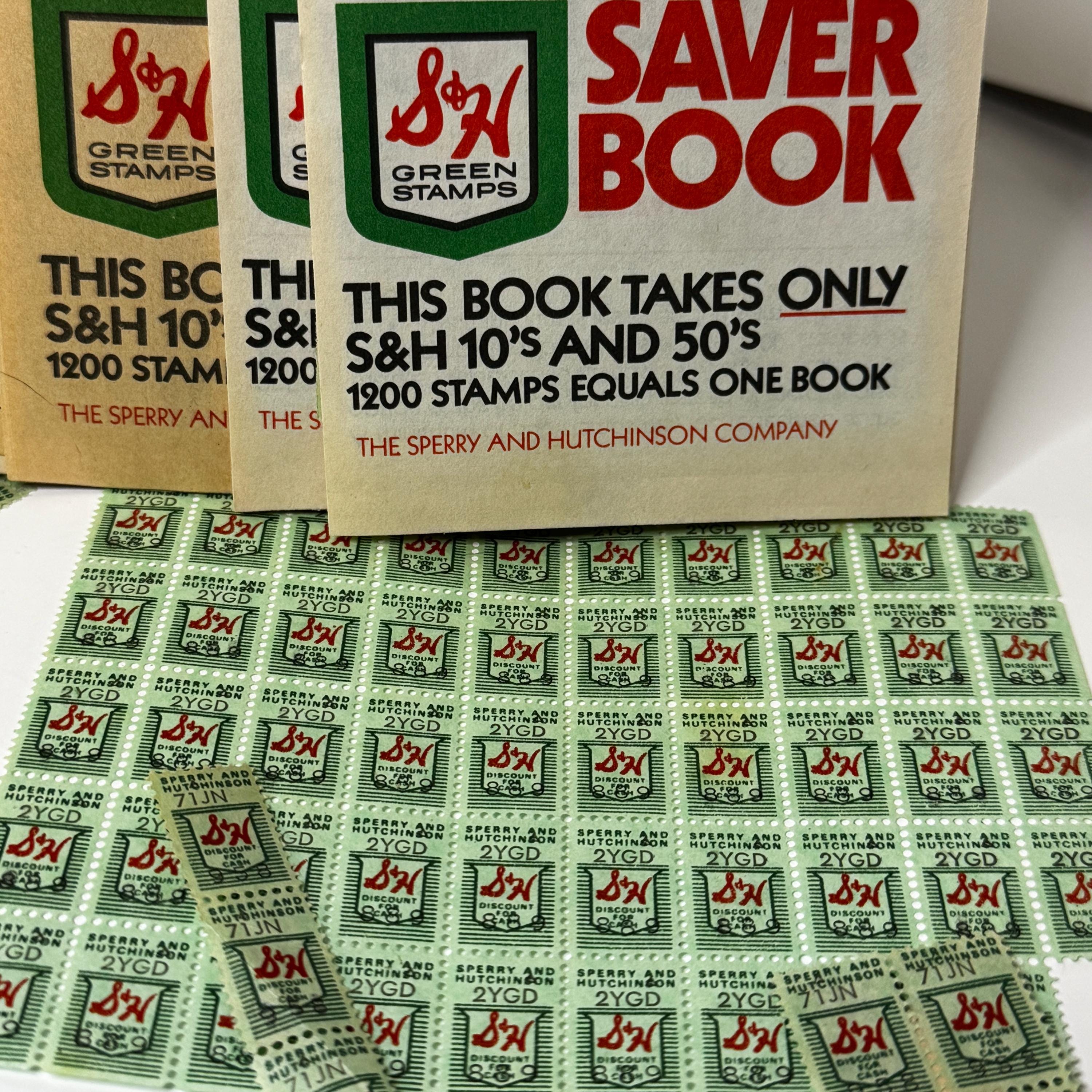 S & H Vintage Green Stamp Collection and Books - Etsy