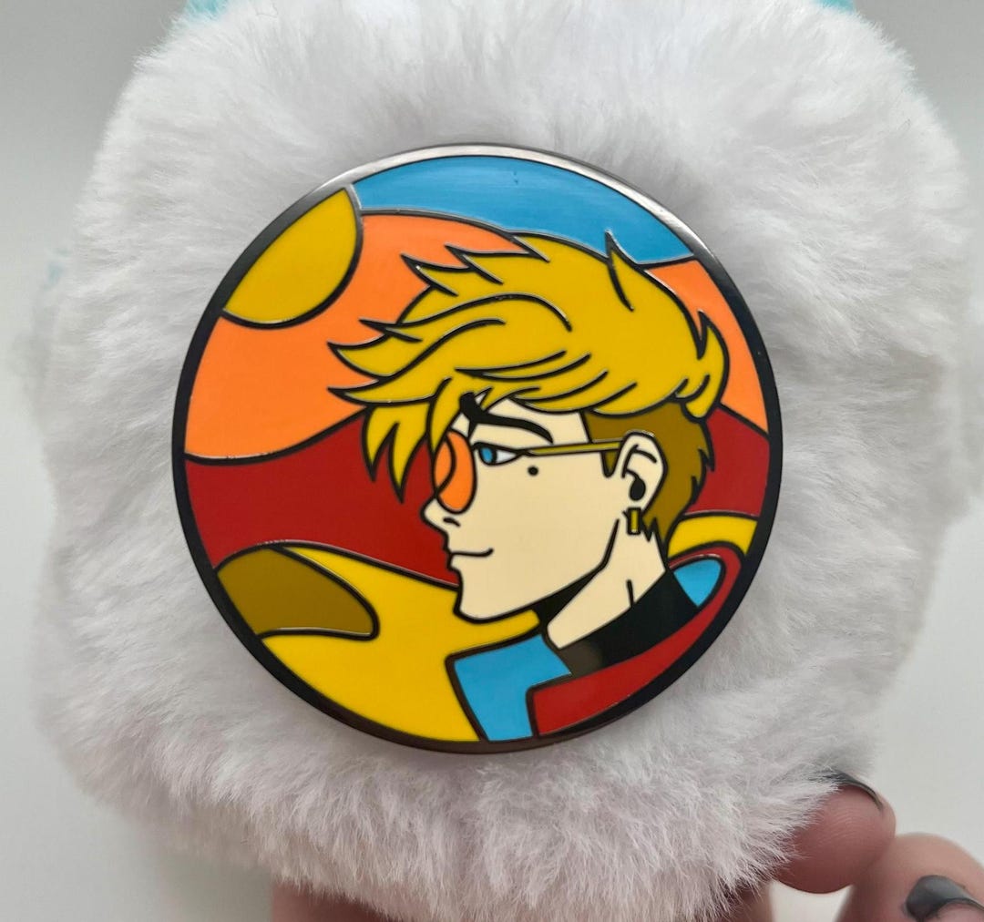 Vash Trigun Stampede Stained Glass-style Hard Enamel Pin - Etsy