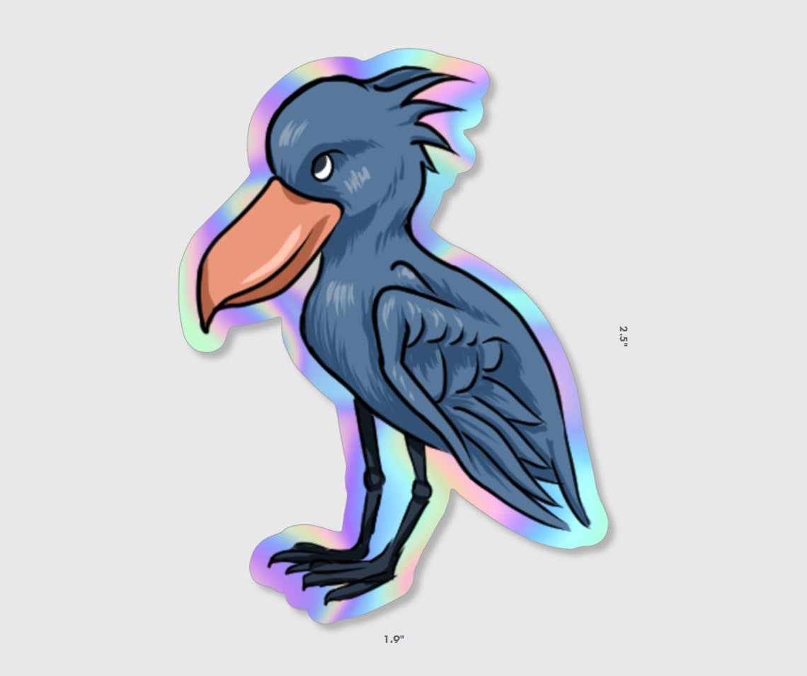 Shoebill Minion 2.5 FFXIV Vinyl Sticker | Etsy