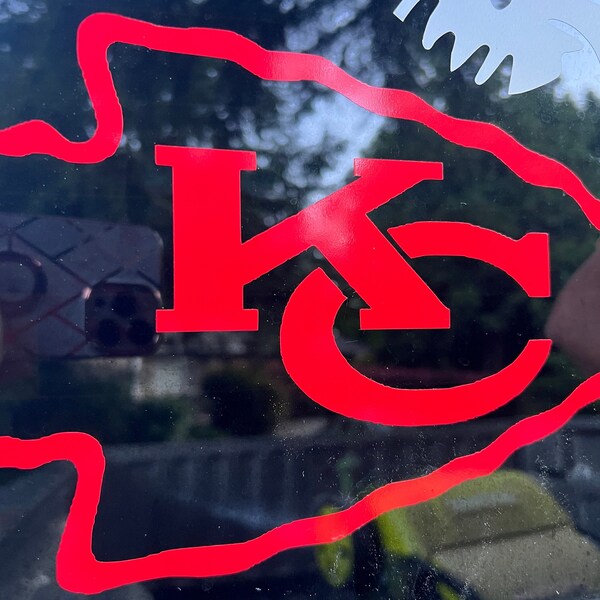Kansas City Chiefs Car Decal - Etsy