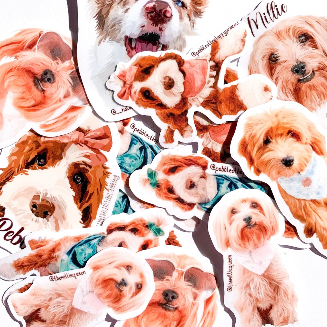 CUSTOM Pet Photo Sticker l Waterproof Pet Gift | Etsy