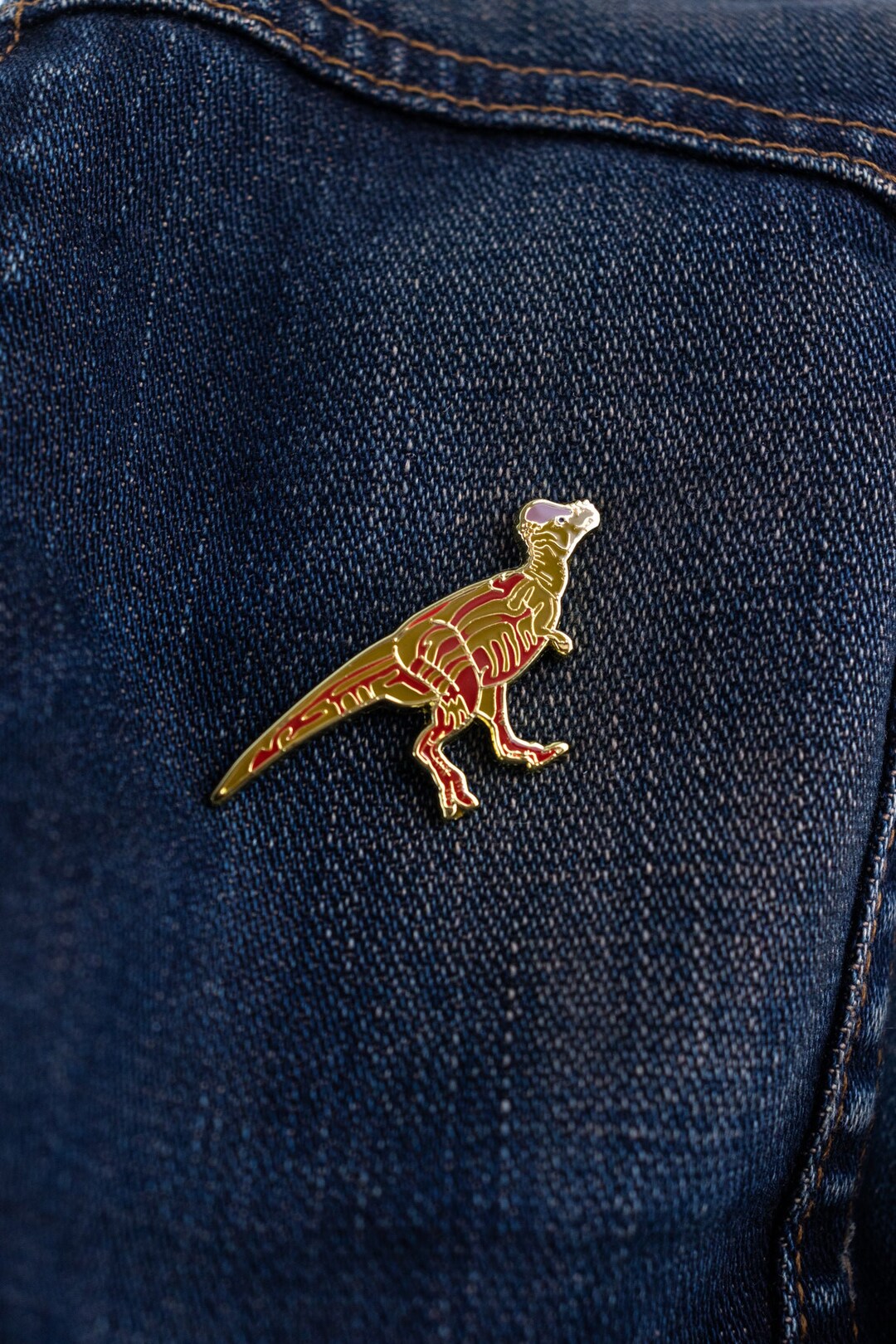 Pachycephalosaurus Enamel Pin - Etsy