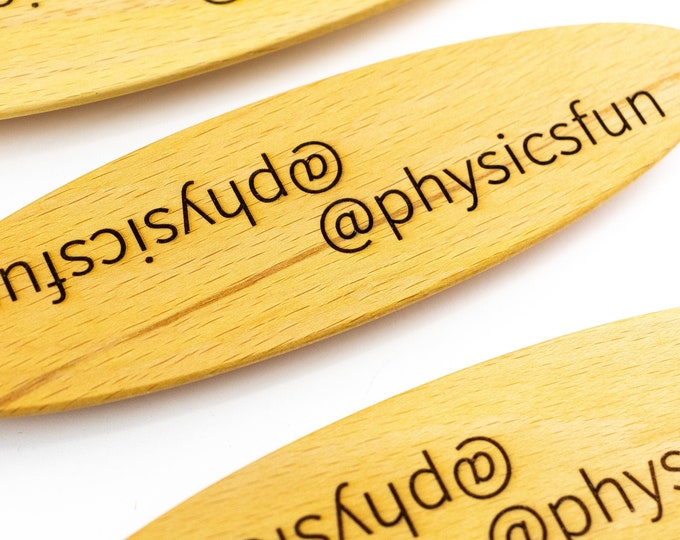 Physicsfun Wooden Rattleback - Etsy